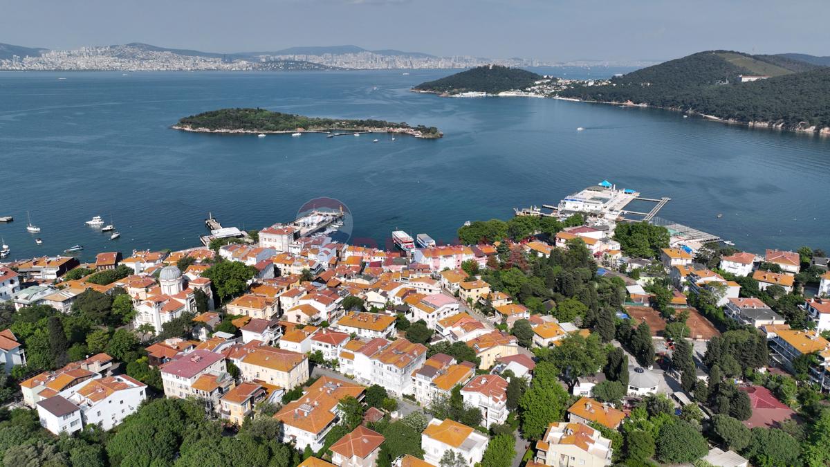 BURGAZADA'DA YEŞİLİN VE MAVİNİN HUZURU DENİZ + KOY MANZARALI 2+1 100 M2 ...